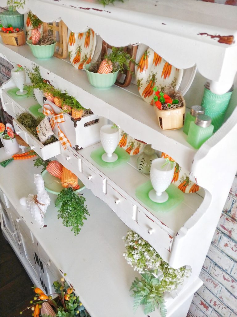 Styling a Hutch for Easter – Southern Spangled